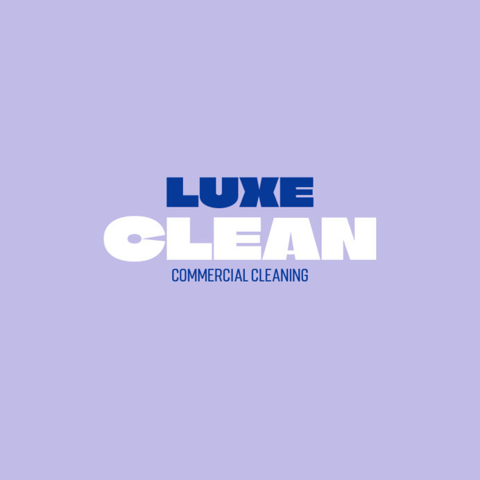 Placeit - Commercial Cleaning Logo Creator with Color-Contrasting Fonts