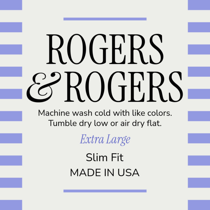 Placeit - T-Shirt Label Generator for an Elegant Garment Brand