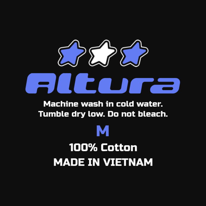 Placeit - Retro T-Shirt Label Maker With Star Icons for a Clothing Brand