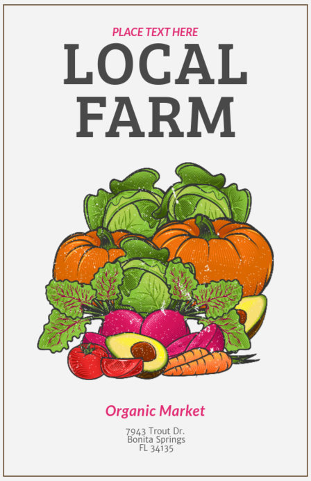Placeit - Online Flyer Maker for a Local Farmers Market