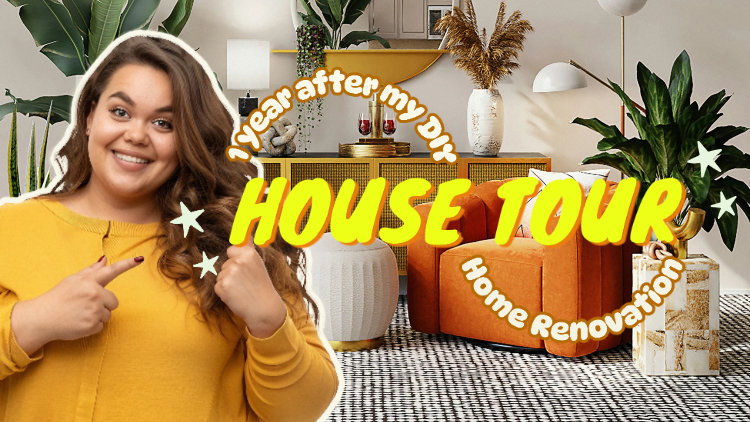 Placeit - YouTube Thumbnail Template for a Home Tour Vlog