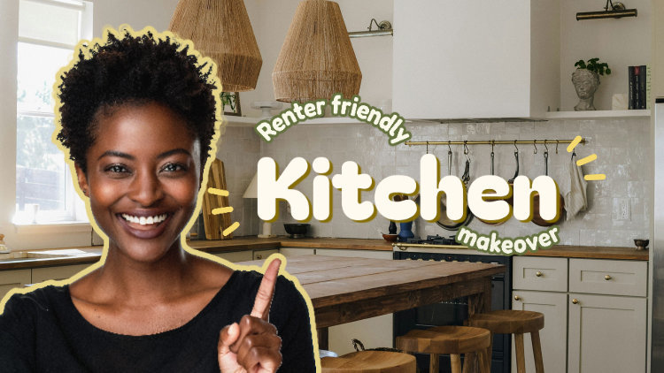 Placeit - YouTube Thumbnail Maker for a Kitchen Makeover Vlog