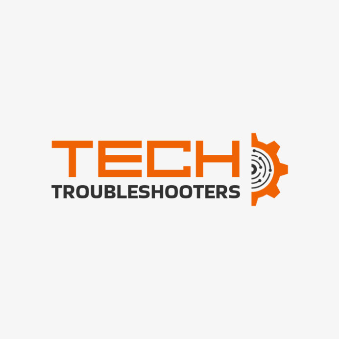 Placeit - Logo Template Featuring a Gear Graphic for an Electronic ...