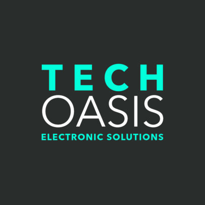 Placeit - Electronic Repair Service Logo Maker with Contrasting Fonts