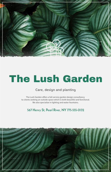 Placeit - Customizable Flyer Template for Landscape Designers