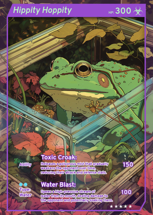 Placeit - Trading Card Design Template Featuring an Anime-Aesthetic ...