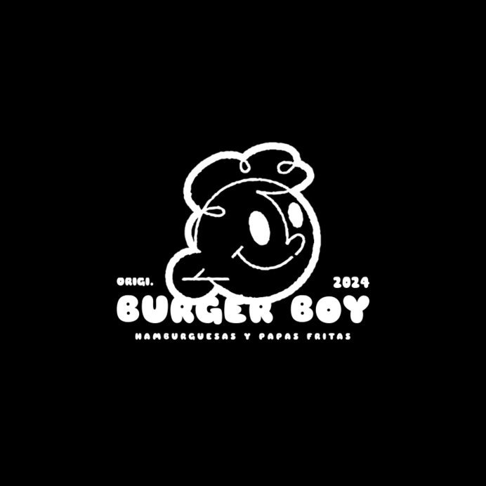 Placeit - Logo Maker Featuring a Smiling Kid Face for a Burgers Restaurant