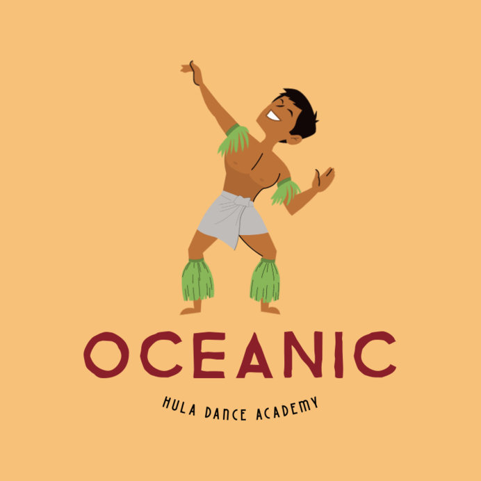 Placeit - Logo Generator for a Hula Dance School