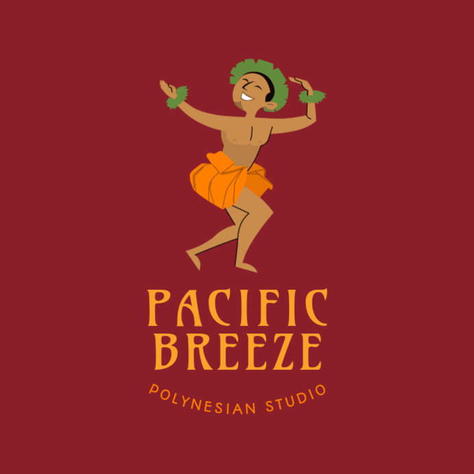 Placeit - Online Logo Template for a Polynesian Dance School