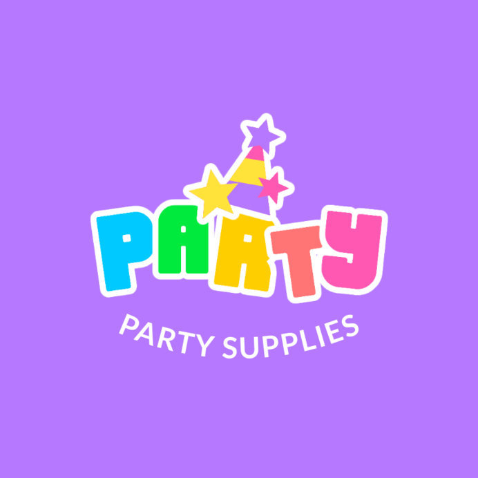 Placeit - Event Supplies Store Logo Maker Featuring Colorful Letters ...