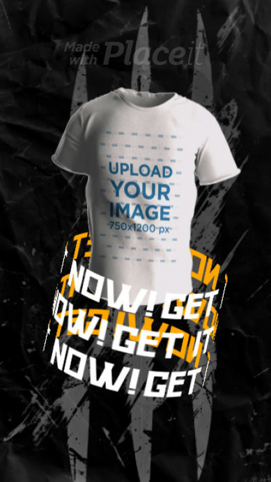 3D Mockups | 3D Merch Videos | Placeit