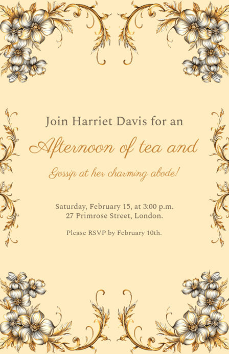 royal invite template