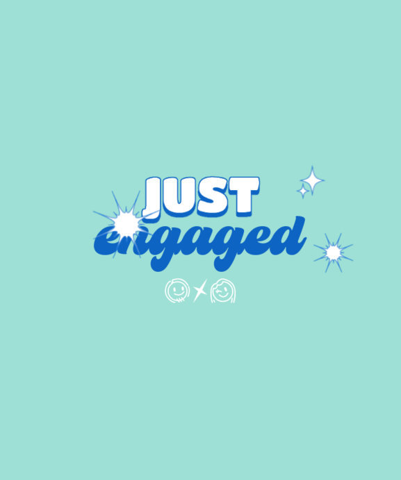 Placeit - T-Shirt Design Template Featuring a Quote for a Just-Engaged ...