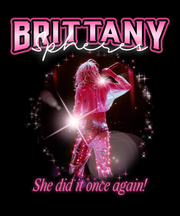 Placeit - Pop Music T-Shirt Design Maker Inspired by a Famous Singer ...