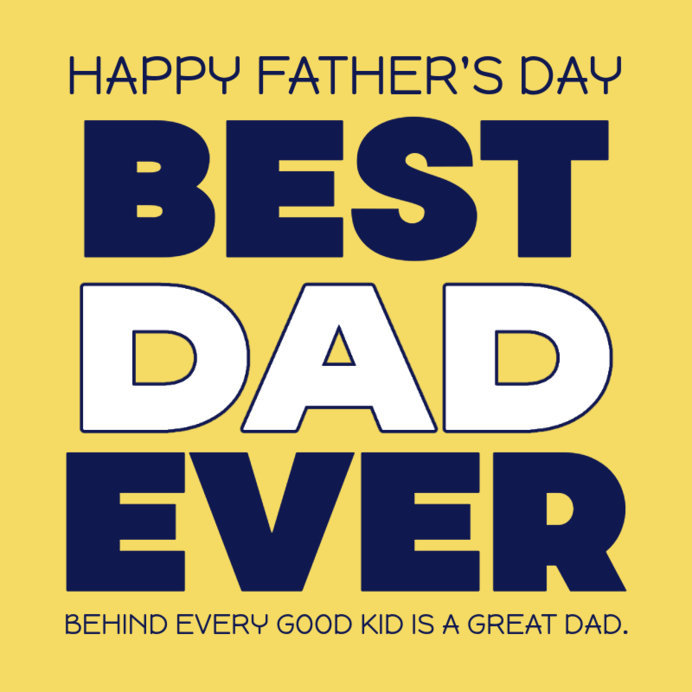 Placeit - Instagram Post Generator with a Quote for the World's Best Dad