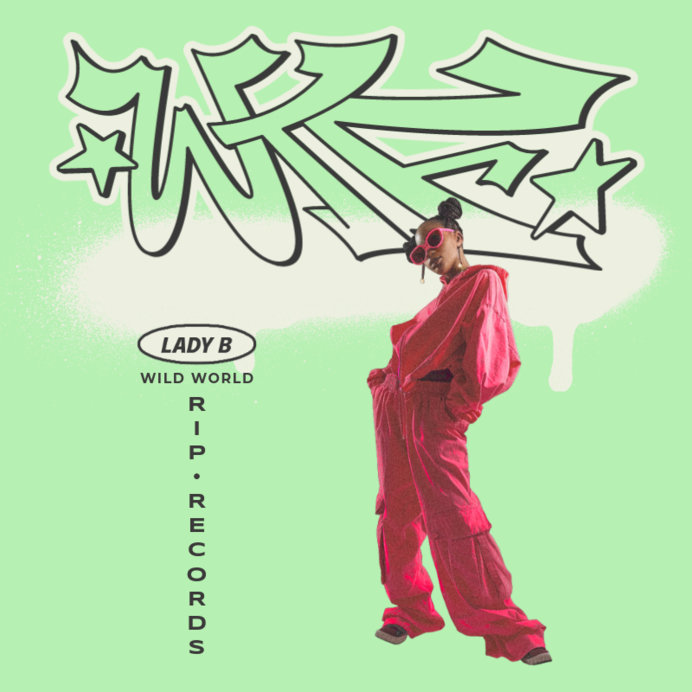 Placeit - Hip Hop Album Cover Generator for a Female Rapper Featuring a ...