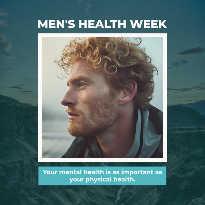 Placeit - AI-Generated Instagram Post Creator for Men's Health Week
