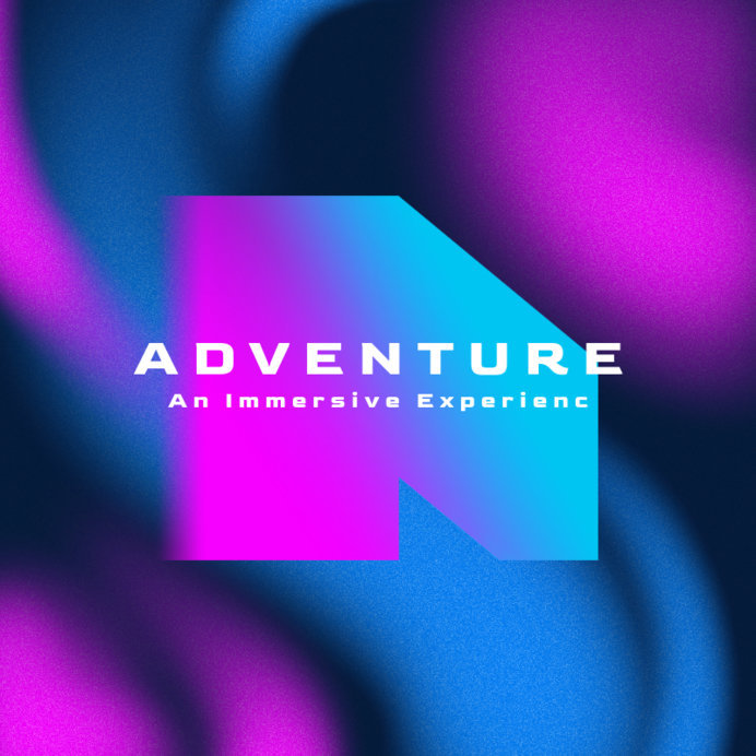 Placeit - Logo Maker for an Immersive Experience Tech with a Gradient ...