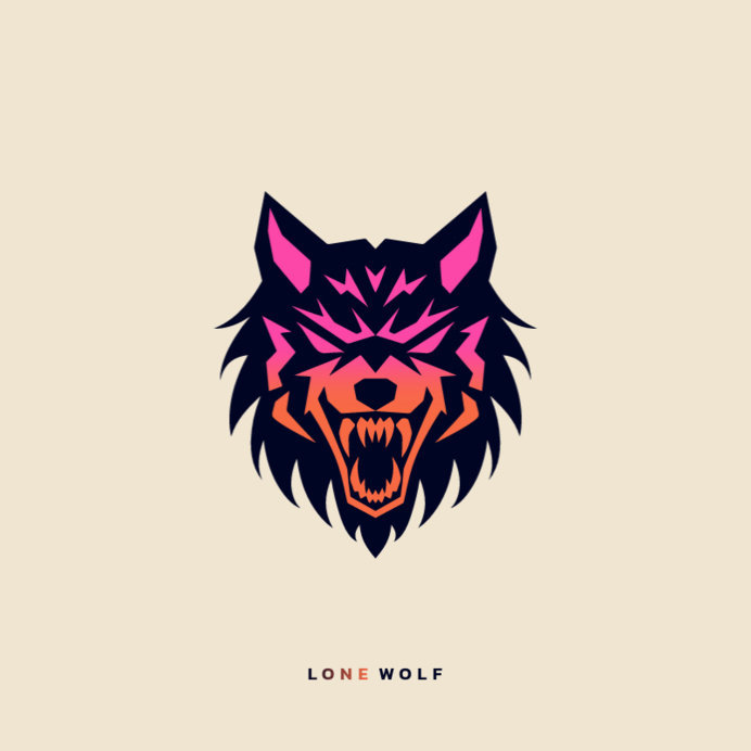 wolf head logo