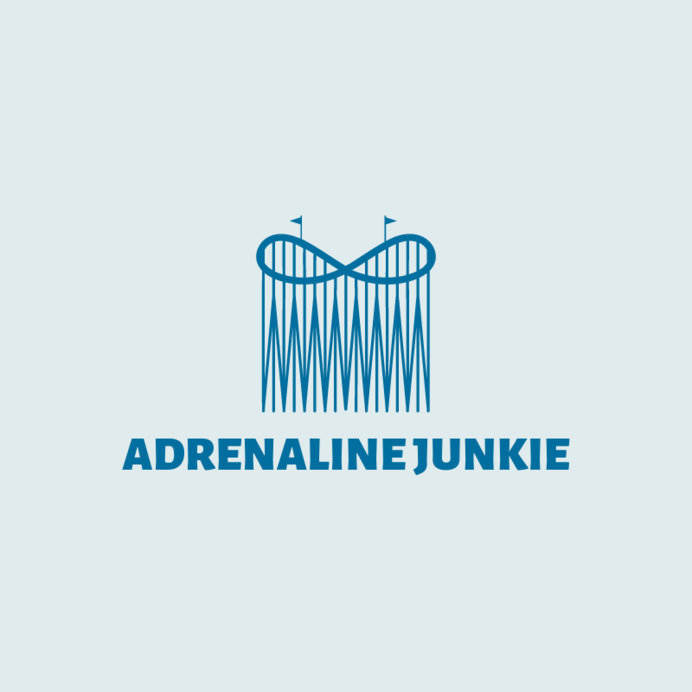 Placeit - Logo Creator for an Adrenaline Amusement Park