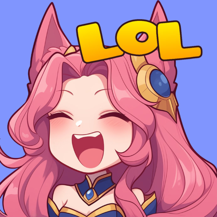 Placeit - Twitch Emote Template Featuring a Happy Girl Inspired by a ...