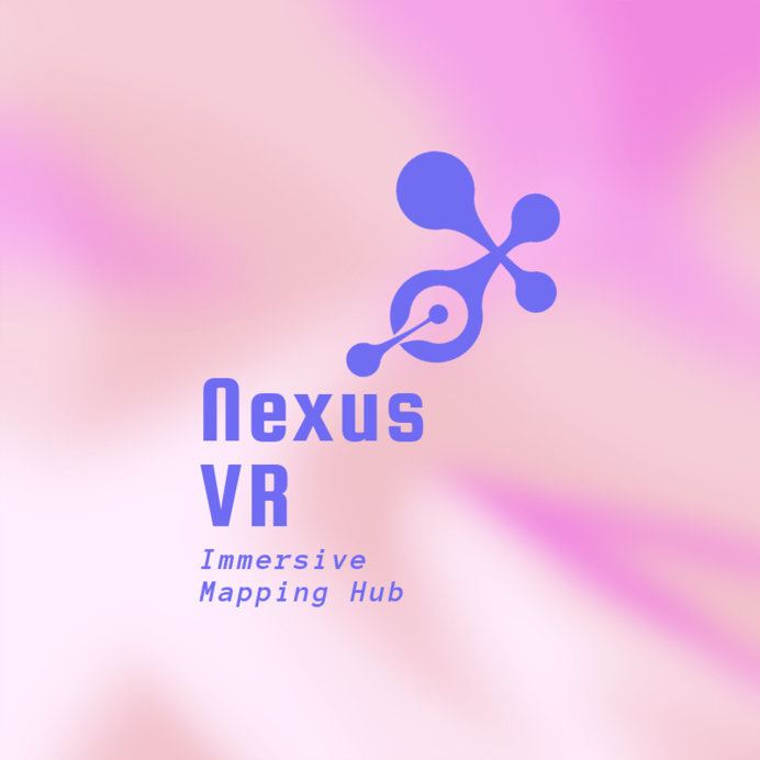 Placeit - Immersive Experiences Logo Template with a Gradient Background