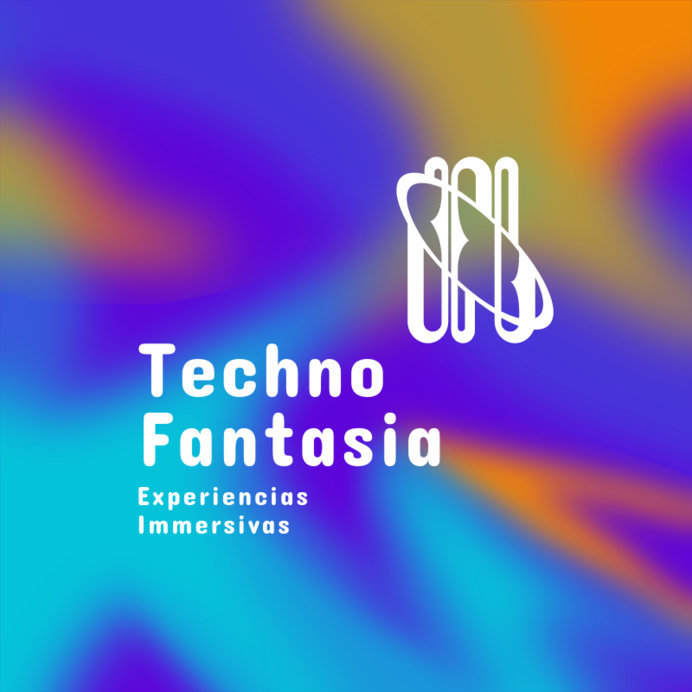 Placeit - Immersive Experiences Logo Generator with a Colorful Background