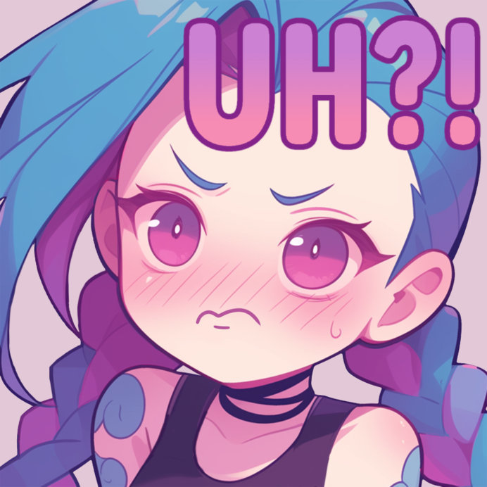 confused chibi expression