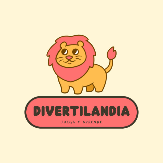Placeit - Logo Template With a Lion Graphic for a Kids Educational Channel