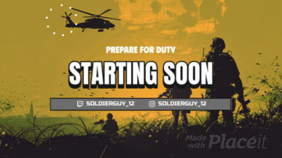 Stream Starting Soon Templates | Video Maker | Placeit