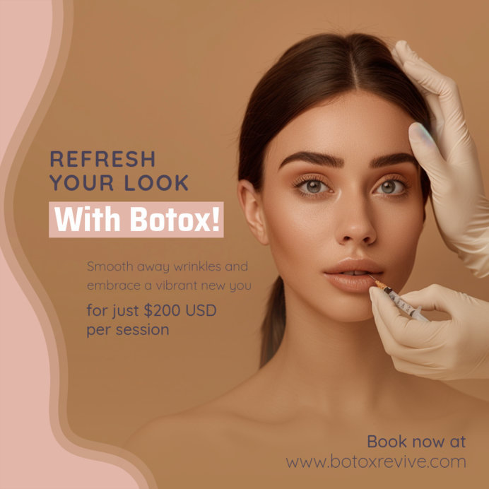 Placeit - Instagram Post Creator Promoting a Botox Session