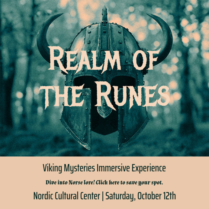 viking poster template