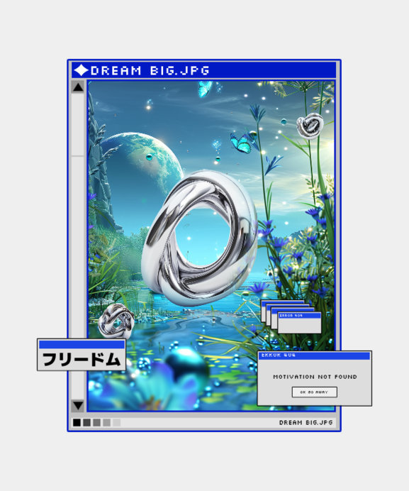 Placeit - T-Shirt Design Maker Featuring a Webcore-Inspired Aesthetic