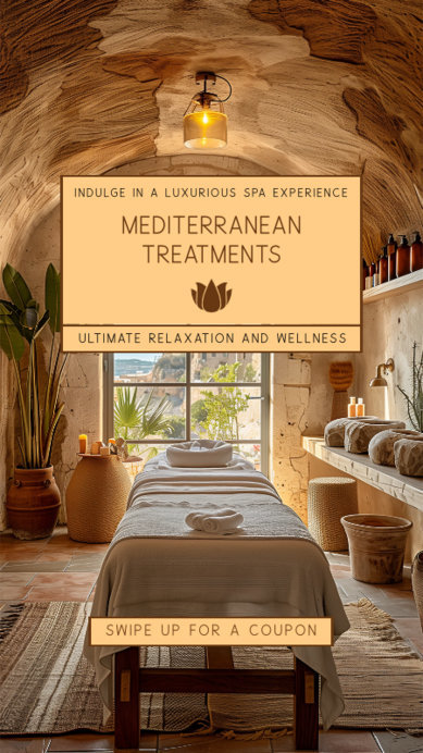 Placeit - Instagram Story Creator Promoting Mediterranean Relaxation ...