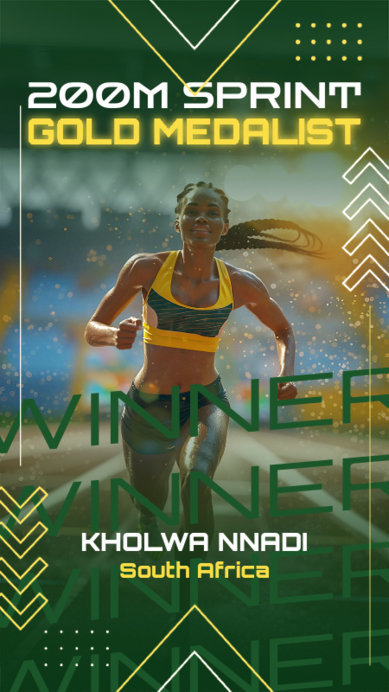 Placeit - Instagram Story Generator Featuring a Female Runner for an ...