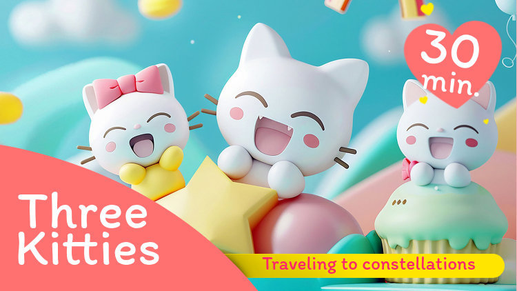 Placeit - YouTube Thumbnail Template with Happy Kawaii-Style Kittens ...