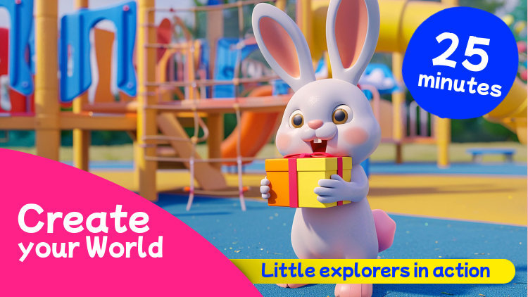 Placeit - YouTube Thumbnail Creator Featuring a Bunny with a Gift for a ...