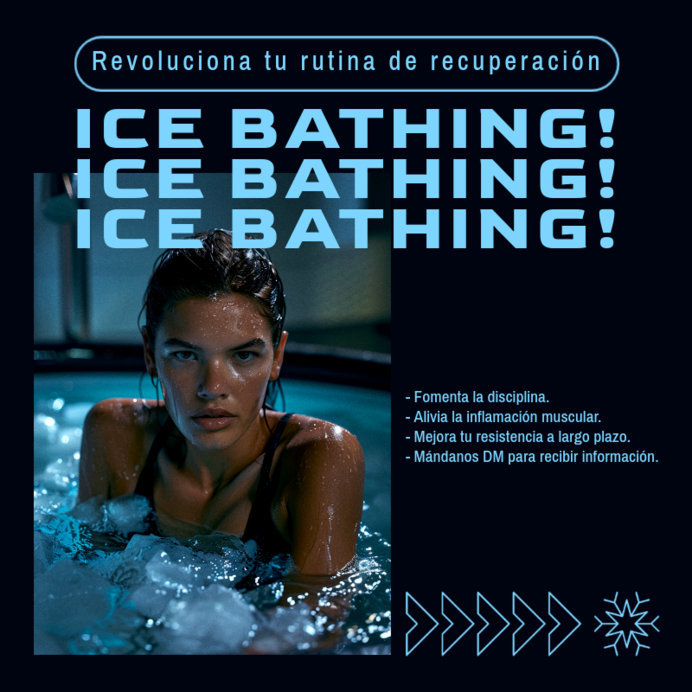 Placeit - Online Instagram Post Template With Wellness Perks for Ice Baths