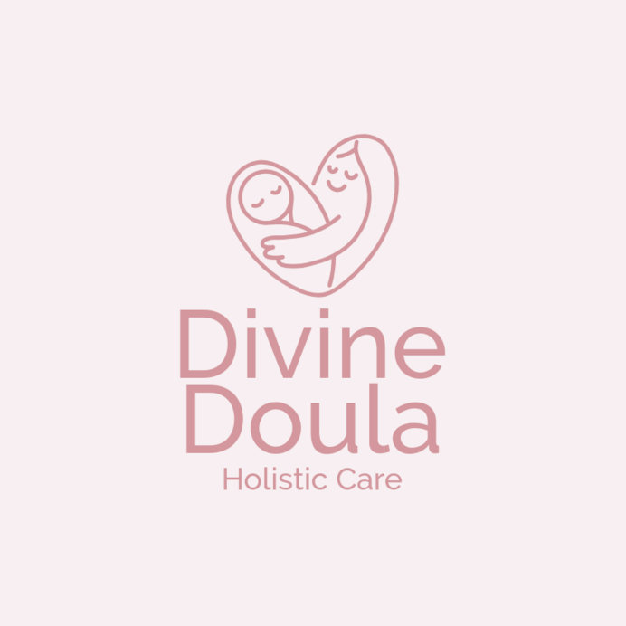 Placeit - Logo Template for a Doula Specialist Support