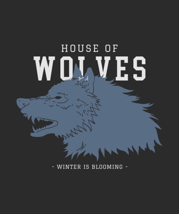 Placeit - Quote T-Shirt Design Template Featuring a Wolf Graphic ...