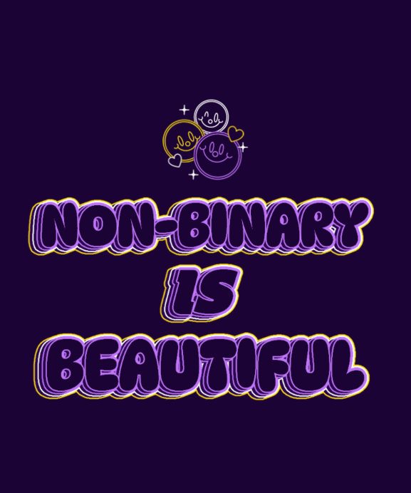 Placeit - T-Shirt Design Generator With Bold Typefaces and a Non-Binary ...