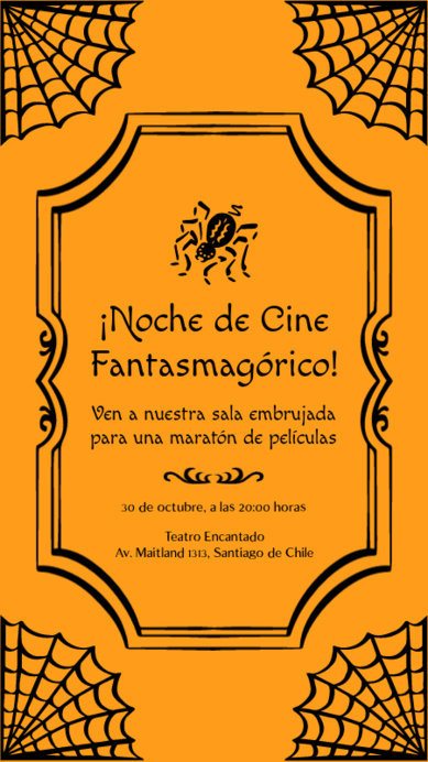 Placeit - Instagram Story Generator for a Spooky Movie Night With a ...