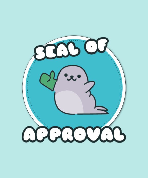 Placeit - T-Shirt Design Template With a Sweet Seal of Approval ...