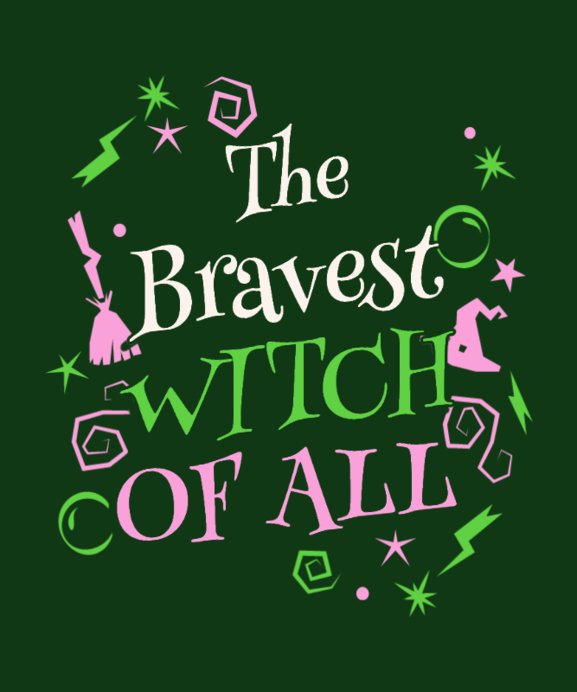 Placeit - T-Shirt Design Creator Featuring a Witch Musical-Inspired Theme
