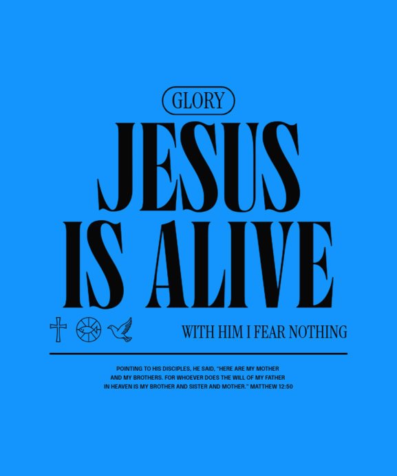 Placeit - Religious T-Shirt Design Generator With Christian Symbol ...