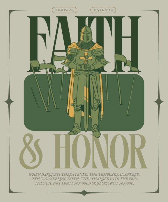 Placeit - Chivalry T-Shirt Design Generator With an Honor-Inspired ...