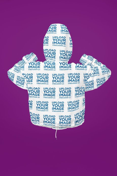 Placeit - Mockup of a Ghost Model Posing Backwards While Wearing a ...