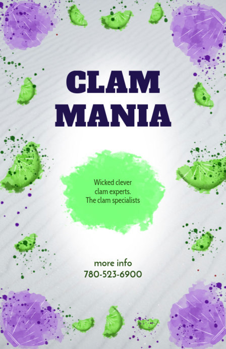 Placeit - Flyer Maker for Seafood Restaurants with Clam Images