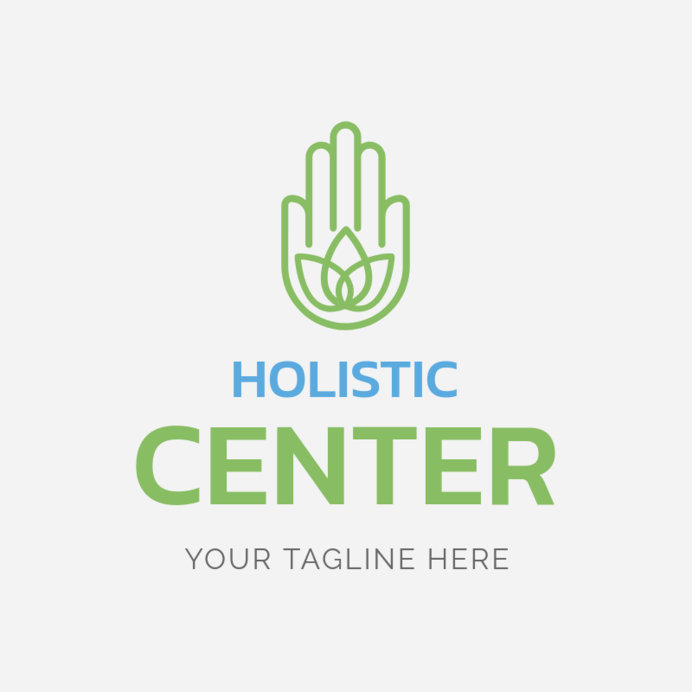 Placeit - Custom Logo Maker for Holistic Centers with Hamsa Hand Icon