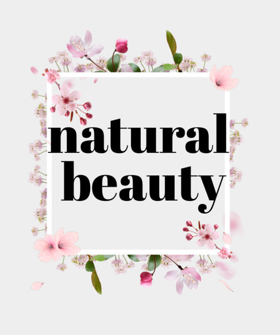 Placeit - T-Shirt Design Template with Floral Frame